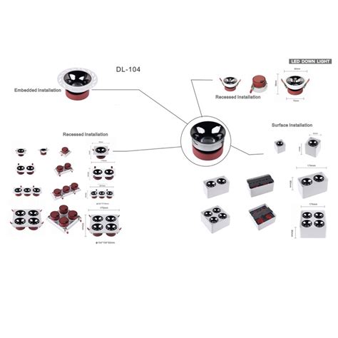 Dimmable Square Shape Led Downlight For Modern Interiors