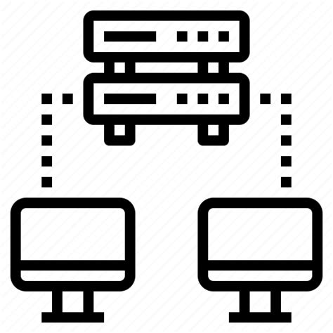 communication computer internet network server icon download on