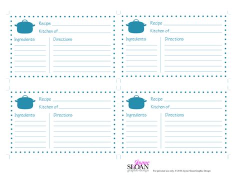 Create Your Own Cookbook Template Easily Organize Recipes With