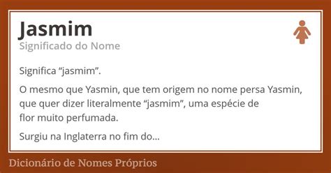 Significado do nome Jasmim Dicionário de Nomes Próprios Significados dos nomes Nomes persas