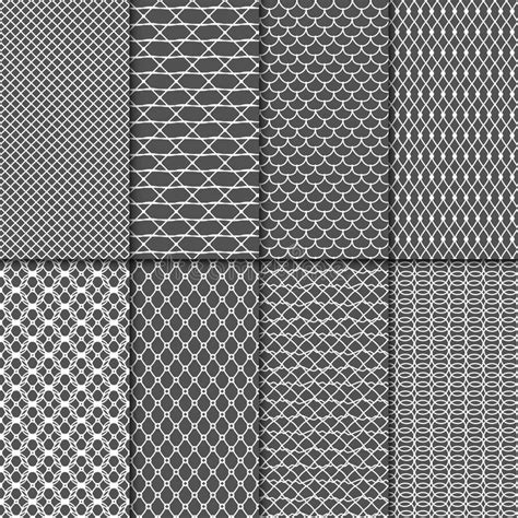 Cloth Seamless Patterns Fabric Net Vector Textures Stock Vector Illustration Of Design