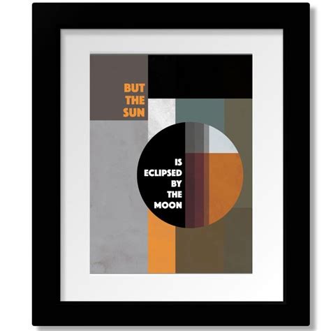 Eclipse By Pink Floyd Lyric Song Wall Decor Artwork Print