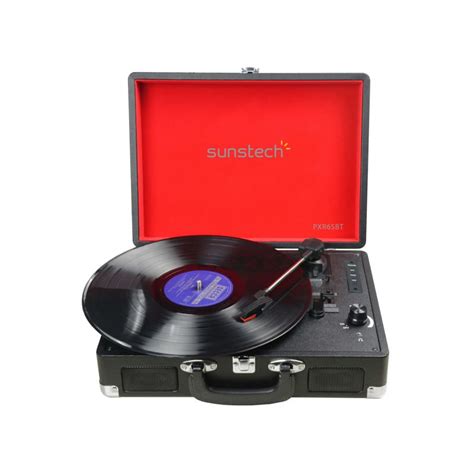 Portable Turntable Bluetooth Mp3 Usb Pcbox
