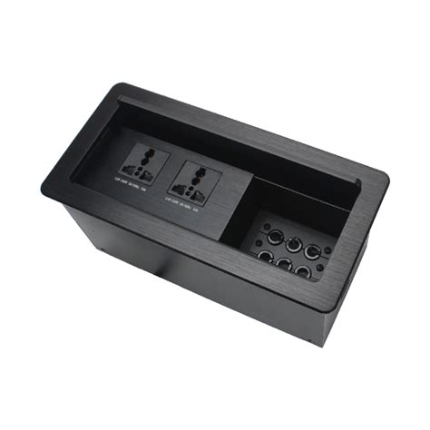 Smart Office Table Socket With 6 Cable Through Universal Socket