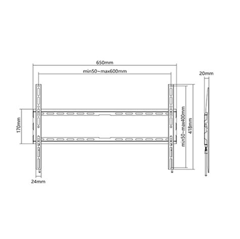 Skill Tech Low Cost Fixed Tv Wall Mount Sh F Startech Store