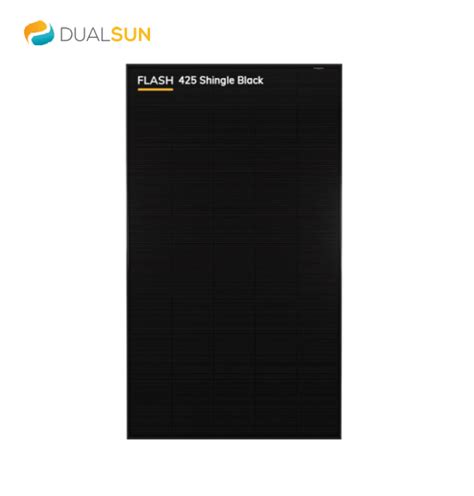DualSun Panneau Monocristallin FLASH 425Wc Shingle Full Black Ideal Solar