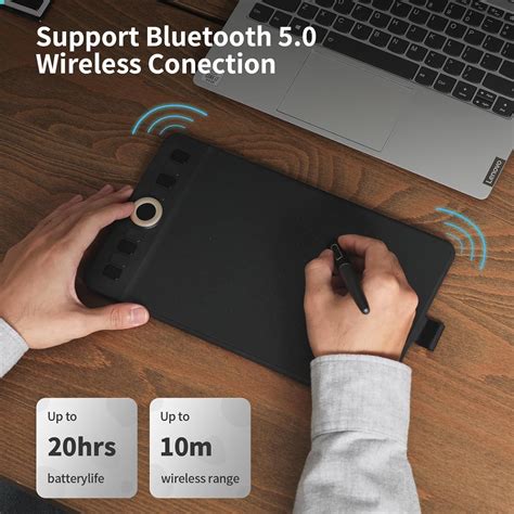 Tableta De Dibujo Bluetooth Gaomon Wh851 Tableta Gráfica De 8 X 5 Pulgadas Tableta De Arte