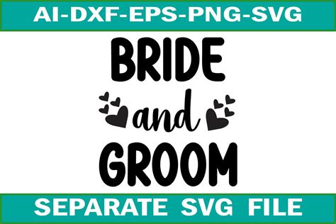 Bride And Groom Svg Desing Graphic By Sapphire Art Mart Creative Fabrica