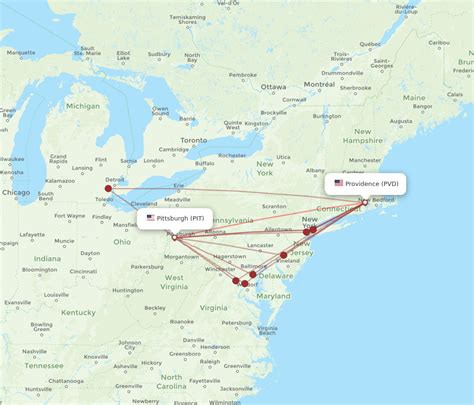 Flights From Providence To Pittsburgh Pvd To Pit Flight Routes