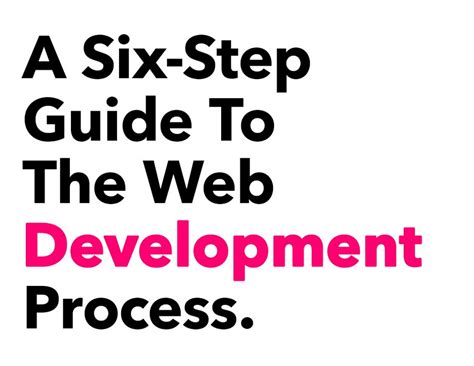 Step Design Process For New Website Development Loop