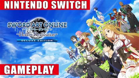 Sword Art Online: Hollow Realization Deluxe Edition Nintendo Switch ...