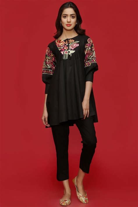 Latest Summer Kurti Designs Tops By Origins Spring Collection 2018 19
