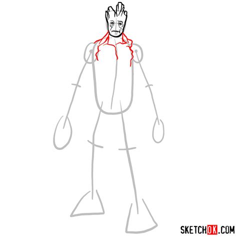 How To Draw Groot Bringing Marvel S Tree Like Creature To Life