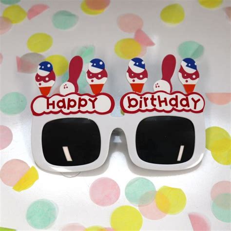 콘 화이트 생일안경 생일파티소품 웃긴안경 선글라스 홈플러스 택배배송