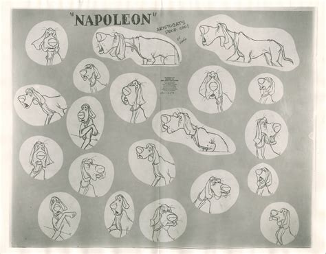 Aristocats Photostat Model Sheet Id Janmodel20100 Van Eaton Galleries