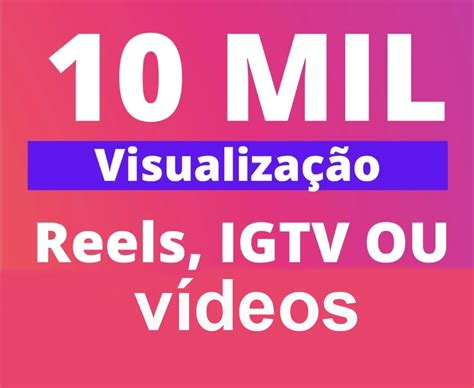 Instagram Visualizações 10k Redes Sociais Dfg