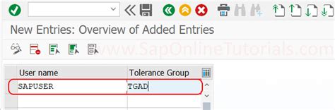 How To Assign Users To Tolerance Groups In Sap S4 Hana Sap Tutorials