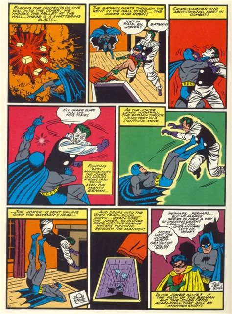 Batman First Joker Apparitions Joker Art Batman Comic Books Comic