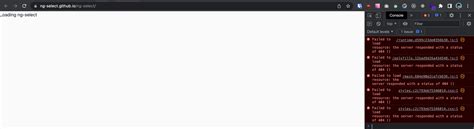 Demo Page Is Not Working Issue Ng Select Ng Select GitHub