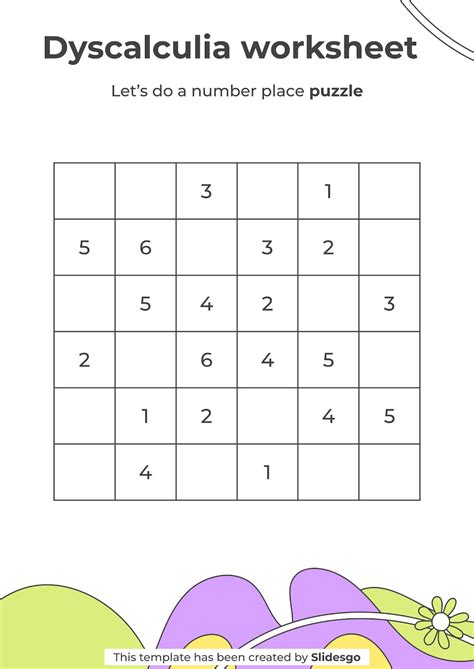 Printable Dyscalculia Worksheets For Elementary
