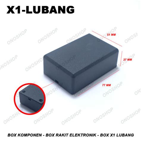 Jual Box Komponen Box Rakit Elektronik Box X1 Lubang Box Sekrup