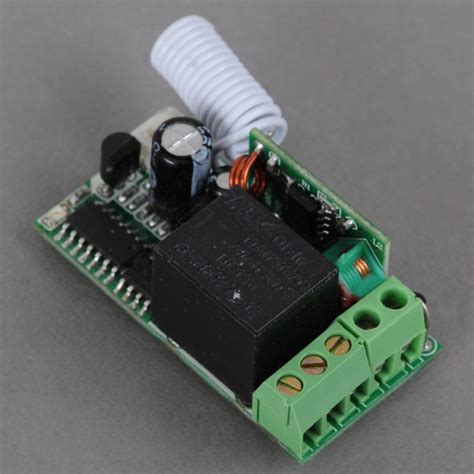 MHz DC V Single Channel Learning Code Wireless Remote Control Relay Module Free
