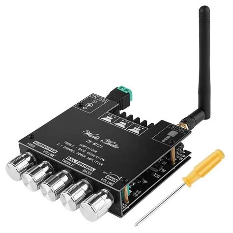 Carte Amplificateur Bluetooth 2 1 2X50W 100W 12V 24V Module