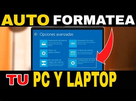 Descubre El Secreto Para Formatear Tu PC Y Laptop Con Windows Sin USB NI DISCO
