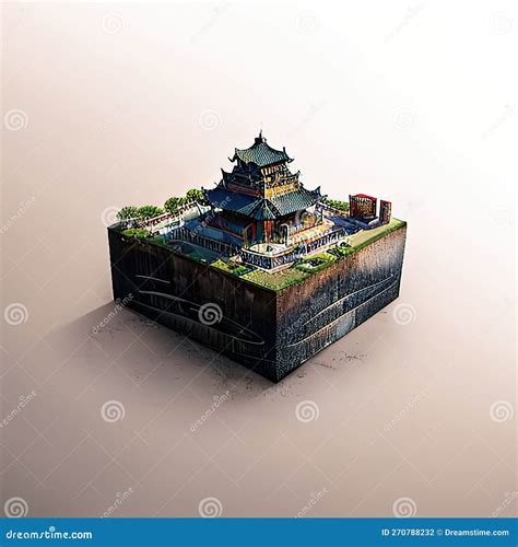 Shaoyang Hunan China Microcity Model Generative AI Stock Illustration Illustration Of