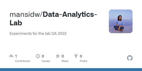 Github Mansidwdata Analytics Lab Experiments For The Lab Da 2022