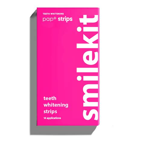 Smilekit Pap+ Plus Teeth Whitening Strips: Achieve a Brighter, Whiter ...