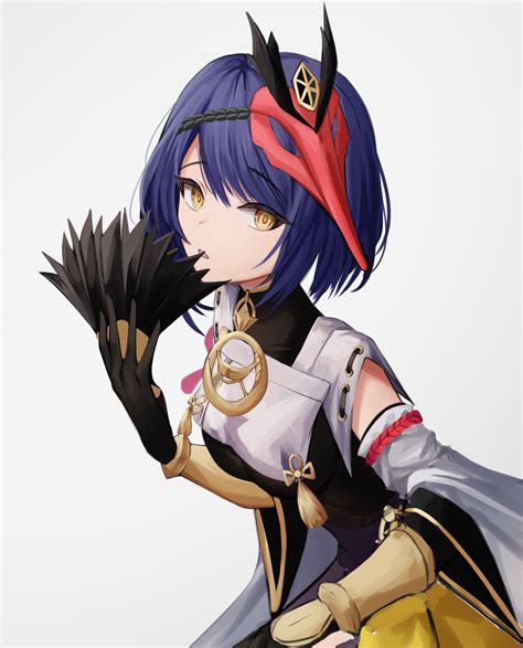 Kujou Sara Genshin Impact Sara Hd Phone Wallpaper Pxf