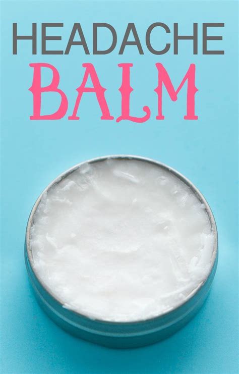 Diy Headache Balm With Natural Ingredients Simply Stacie Artofit