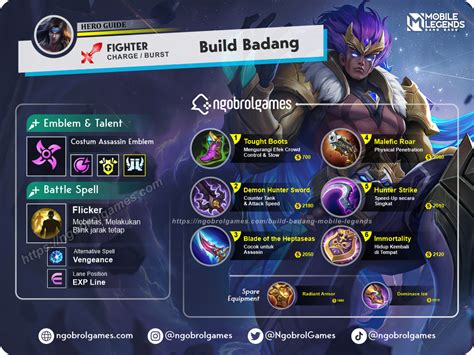 Build Badang Tersakit 2024 Sekali Combo Musuh Mati