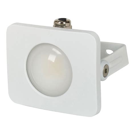 Integral LED 10W Compact Tough Floodlight 4000K White Frosted Len