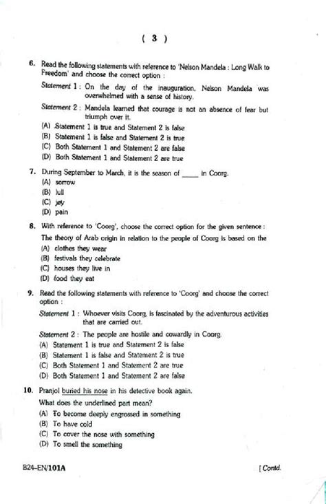 Seba Hslc English Question Paper 2024 Pdf Assam Board Class 10 English Paper Aglasem