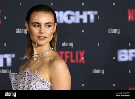 Lucy Fry At The Premiere Of Netflixs Bright Held At Regency Village