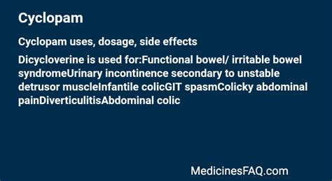 Cyclopam Uses Dosage Side Effects Food Interaction And Faq
