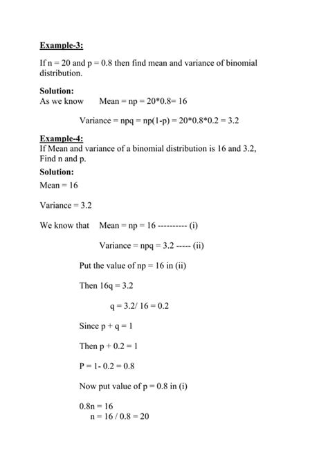 Use Of Binomial Probability Distribution Pdf