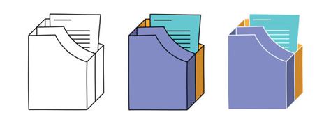 Manilla Folder Background Illustrations Royalty Free Vector Graphics