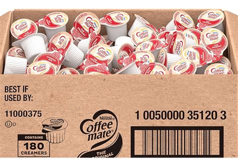 180 Count Nestle Coffee Mate Single Liquid Creamer Original Only 6