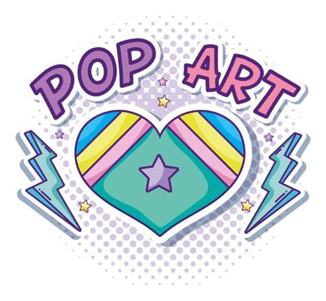 Heart And Love Pop Art 635036 Vector Art At Vecteezy