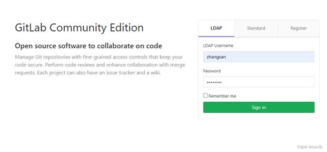 Gitlab 配置 Ldap 登陆gitlab Ldap登录 Csdn博客