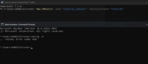 Hyperv Vswitch And Netcfg D Not Working Microsoft Qanda