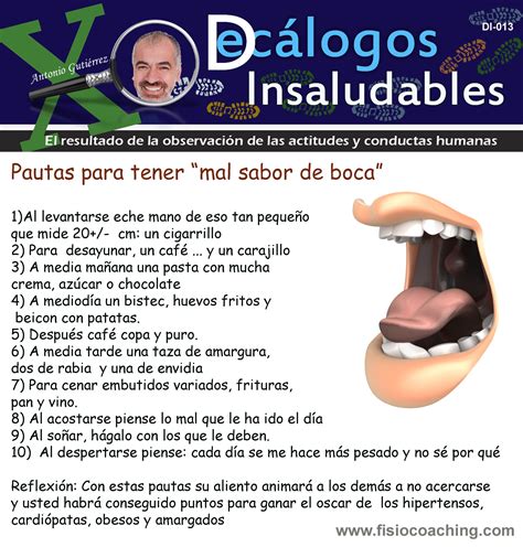 Tienes Mal Sabor De Boca Quieres Saber Alguna De Las Posibles Causas