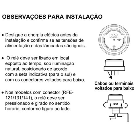 Relé Fotoeletrônico w Bivolt Rfe Margirius