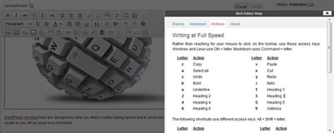 How To Use Wordpress Shortcut Keys To Speed Up Blogging Tripwire Magazine