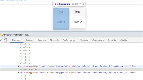 Problem With Draggable Item Sizing Issue Postlagerkarte Blazor Dragdrop GitHub