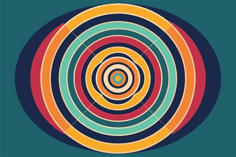 Premium Vector A Series Of Concentric Circles Suggesting Unity And Wholeness