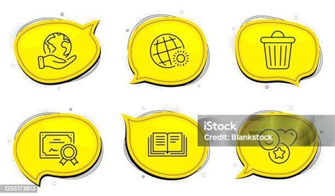 미소 세계 날씨와 휴지통 아이콘 세트 교육 표지판 소셜 미디어는 좋아 써니 쓰레기 벡터 계절에 대한 스톡 벡터 아트 및 기타 이미지 Istock